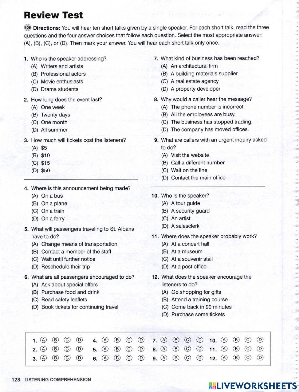 P4 Review test 2513190 | Linh Nguyen Dieu | Live