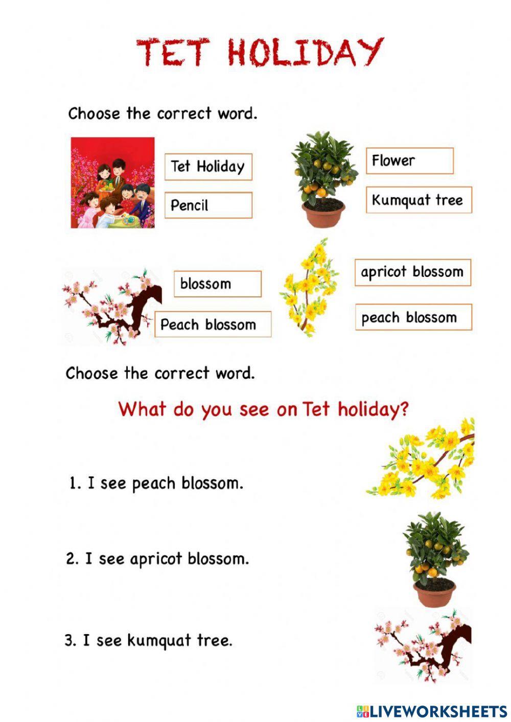 Runner worksheet Tet Holiday worksheet | Live Worksheets