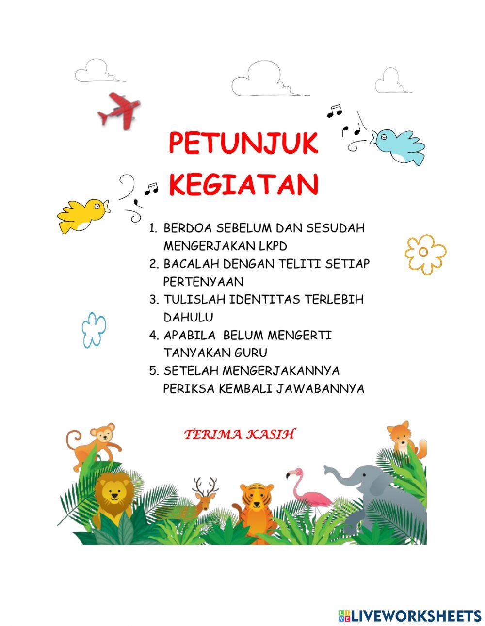 Tema 5 cuaca interactive worksheet | Live Worksheets