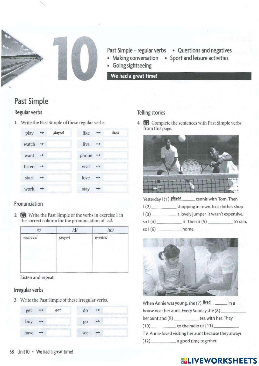 unit 10 workbook b headway beginner 0937 | Centro de