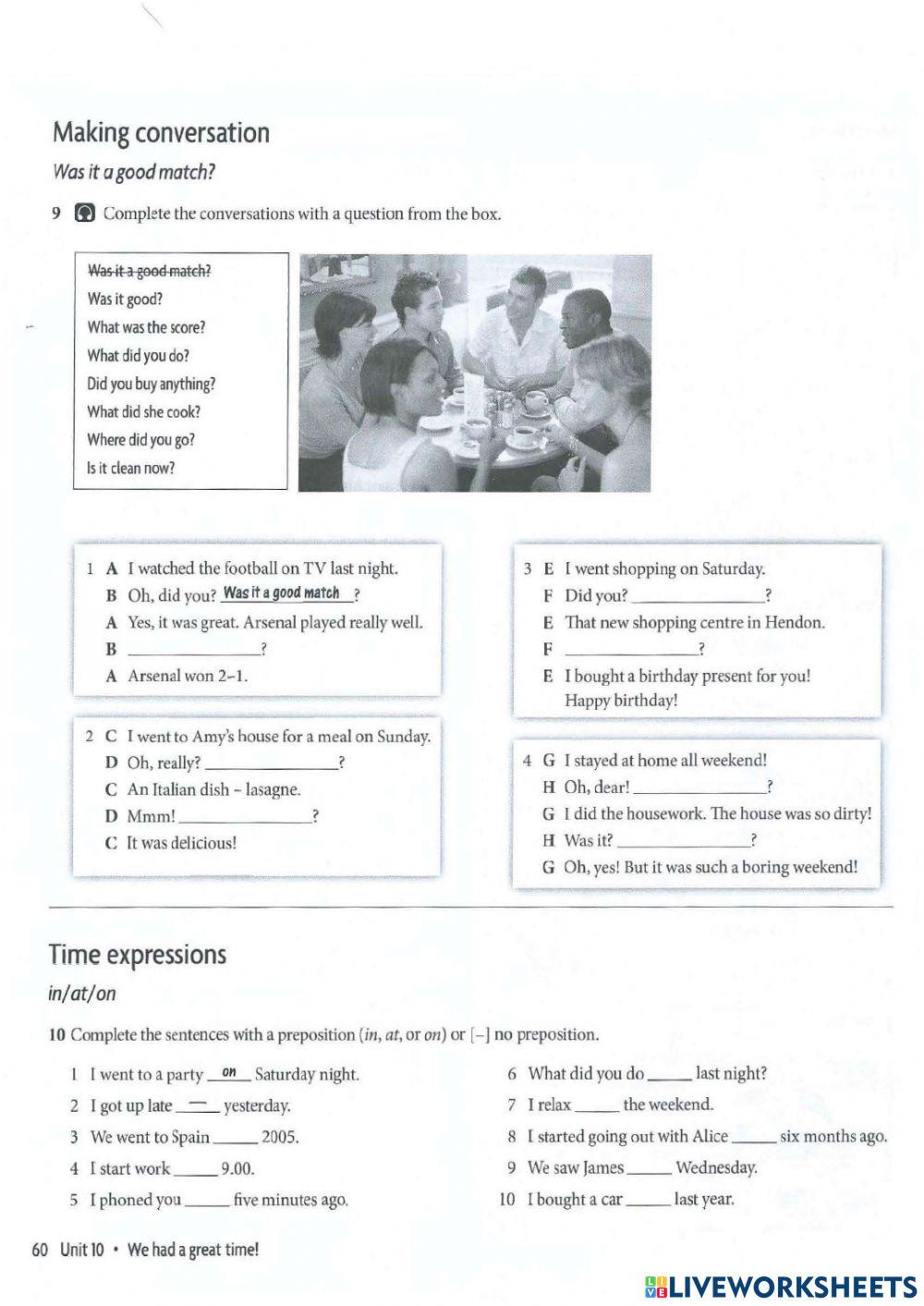 unit 10 workbook b headway beginner 0937 | Centro de