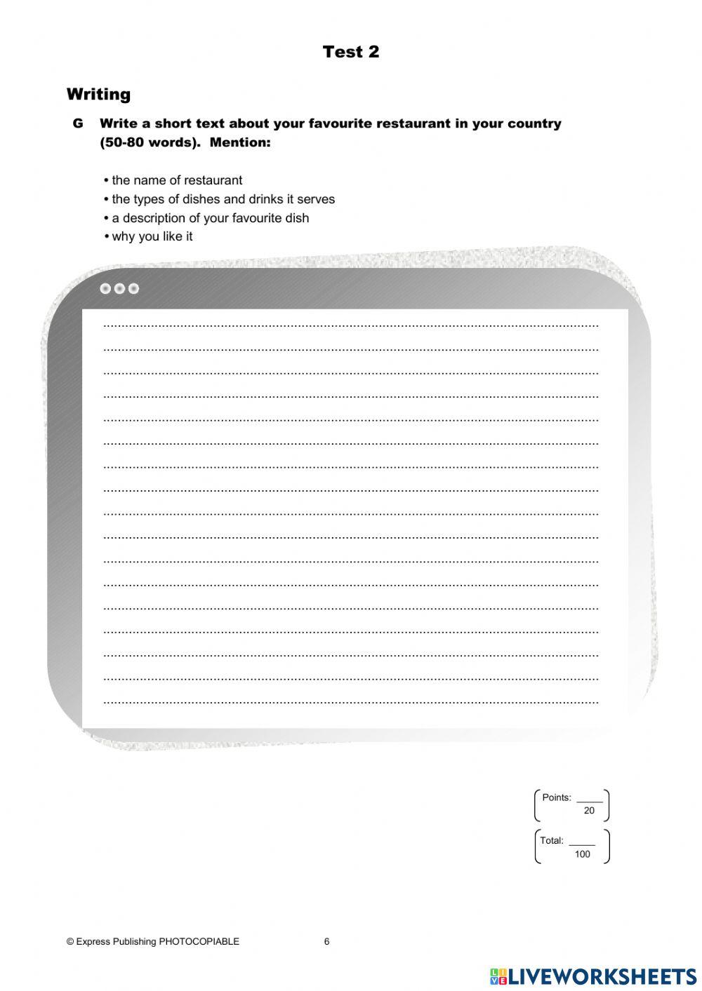 Prime Time 2 Te… | Free Interactive Worksheets | 5377454