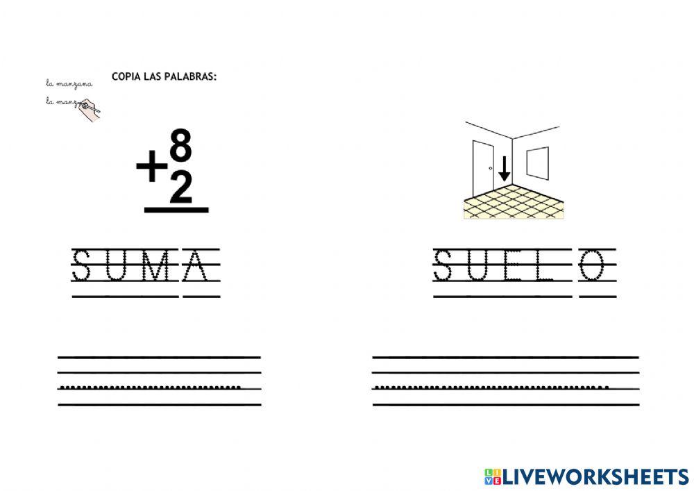 Lectura sílaba SU worksheet | Live Worksheets
