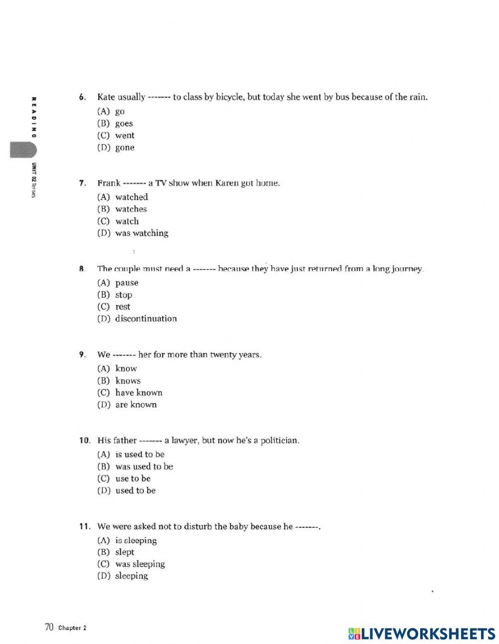 Toeic reading t… | Free Interactive Worksheets | 2289214