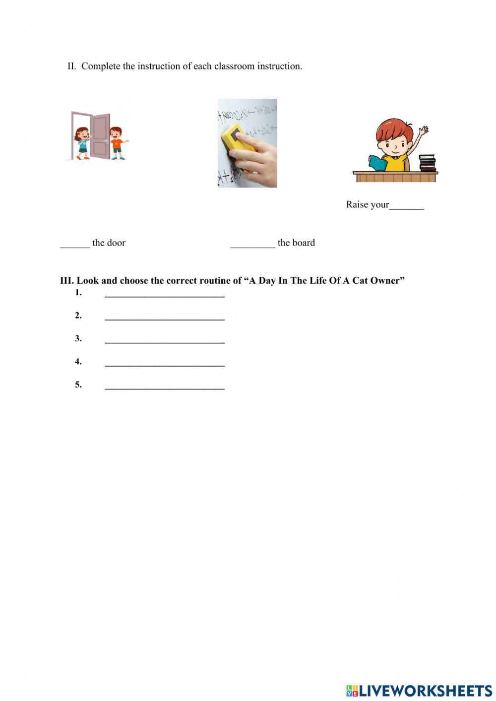 English 4th grade quiz online exercise for | Live Worksheets