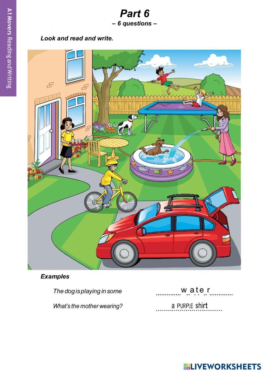 Reading - Writing 2 online exercise for | Live Worksheets
