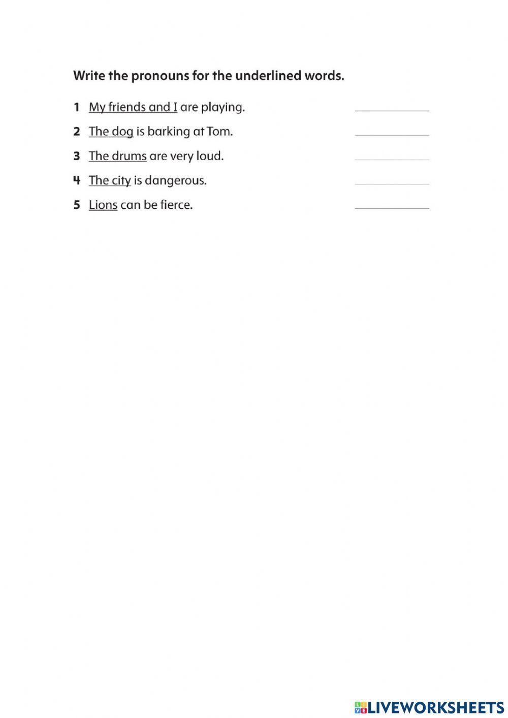 English exercise 2289700 | 1957011183 | LiveWorksheets