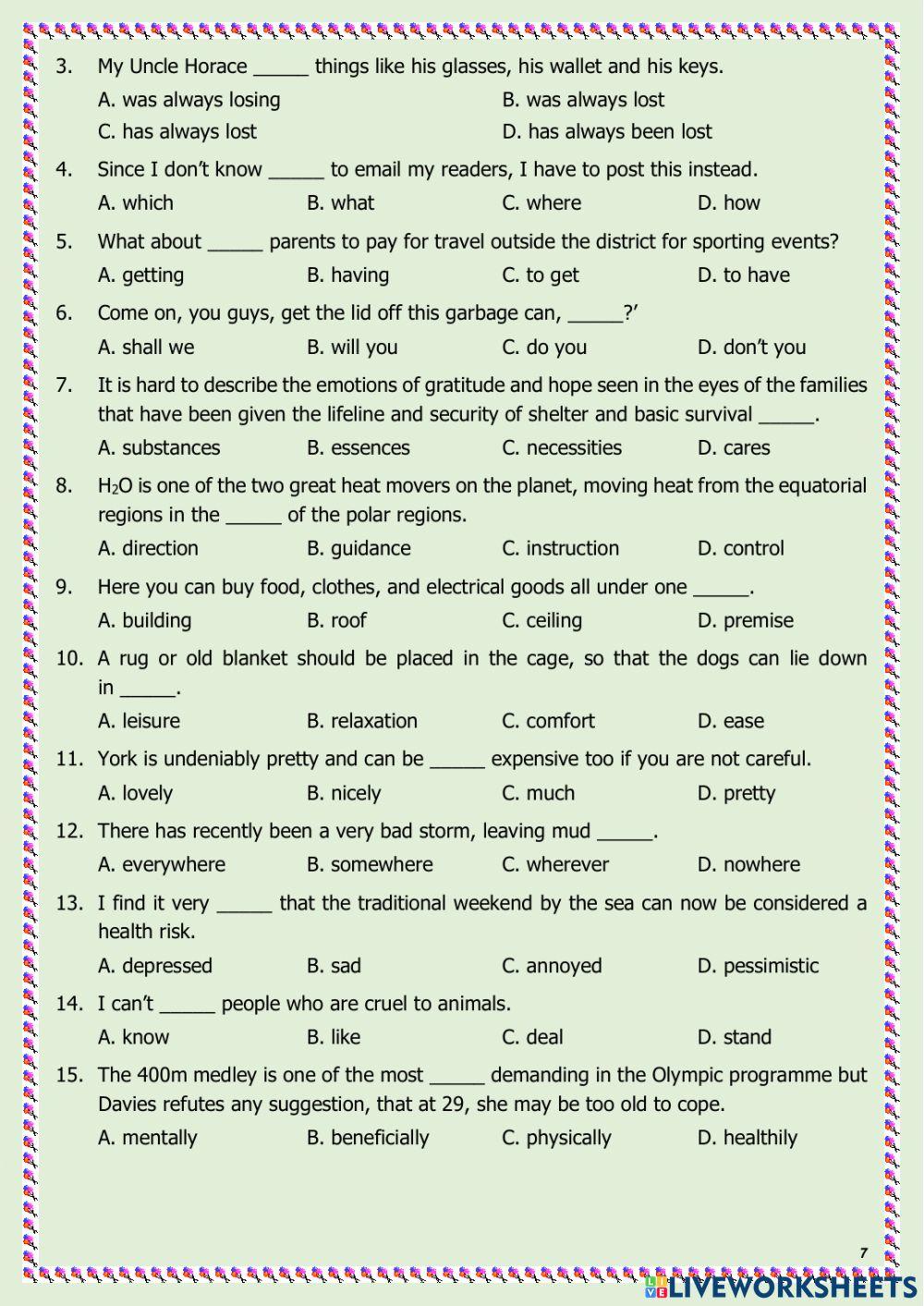 Thi-thu-lan 2-PTNK-22-23 worksheet | Live Worksheets