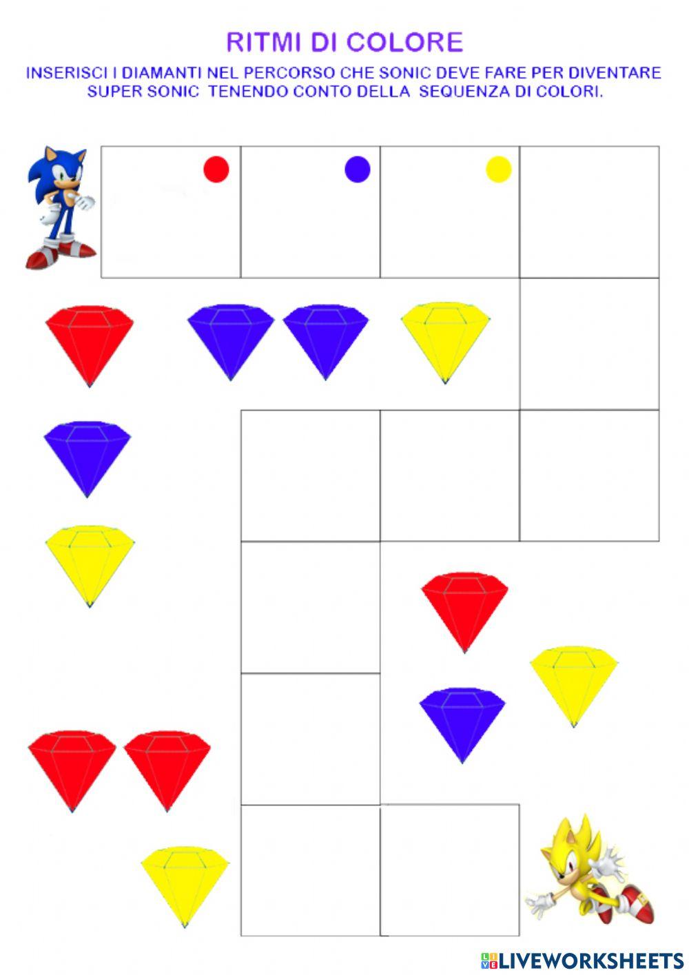 Ritmi di colore | LiveWorksheets | 2289976