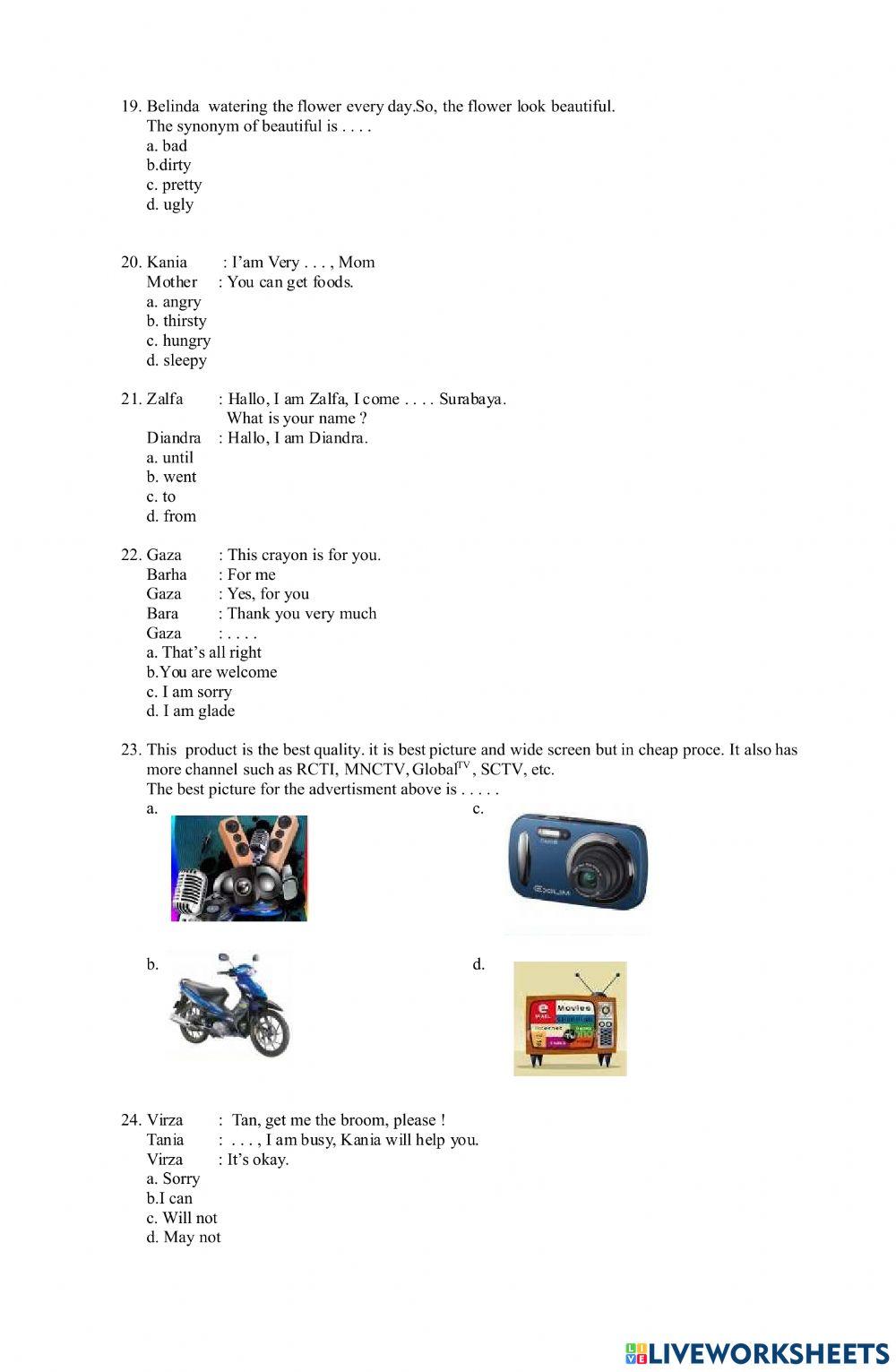 practice online exercise for | Live Worksheets