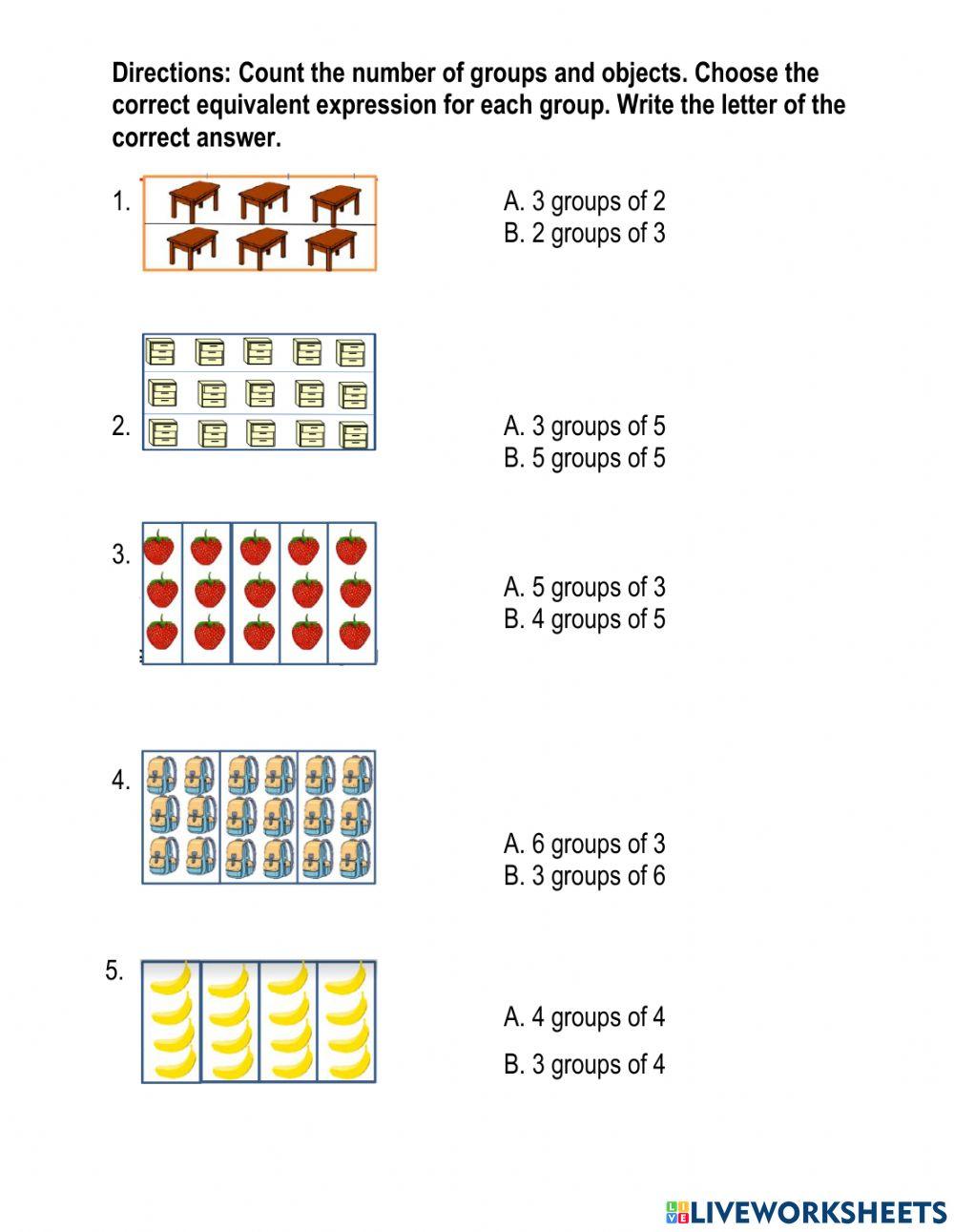 equivalent expr… | Free Interactive Worksheets | 2538025