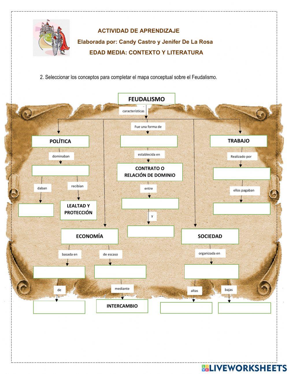 Edad Media online exercise for 11 | Live Worksheets