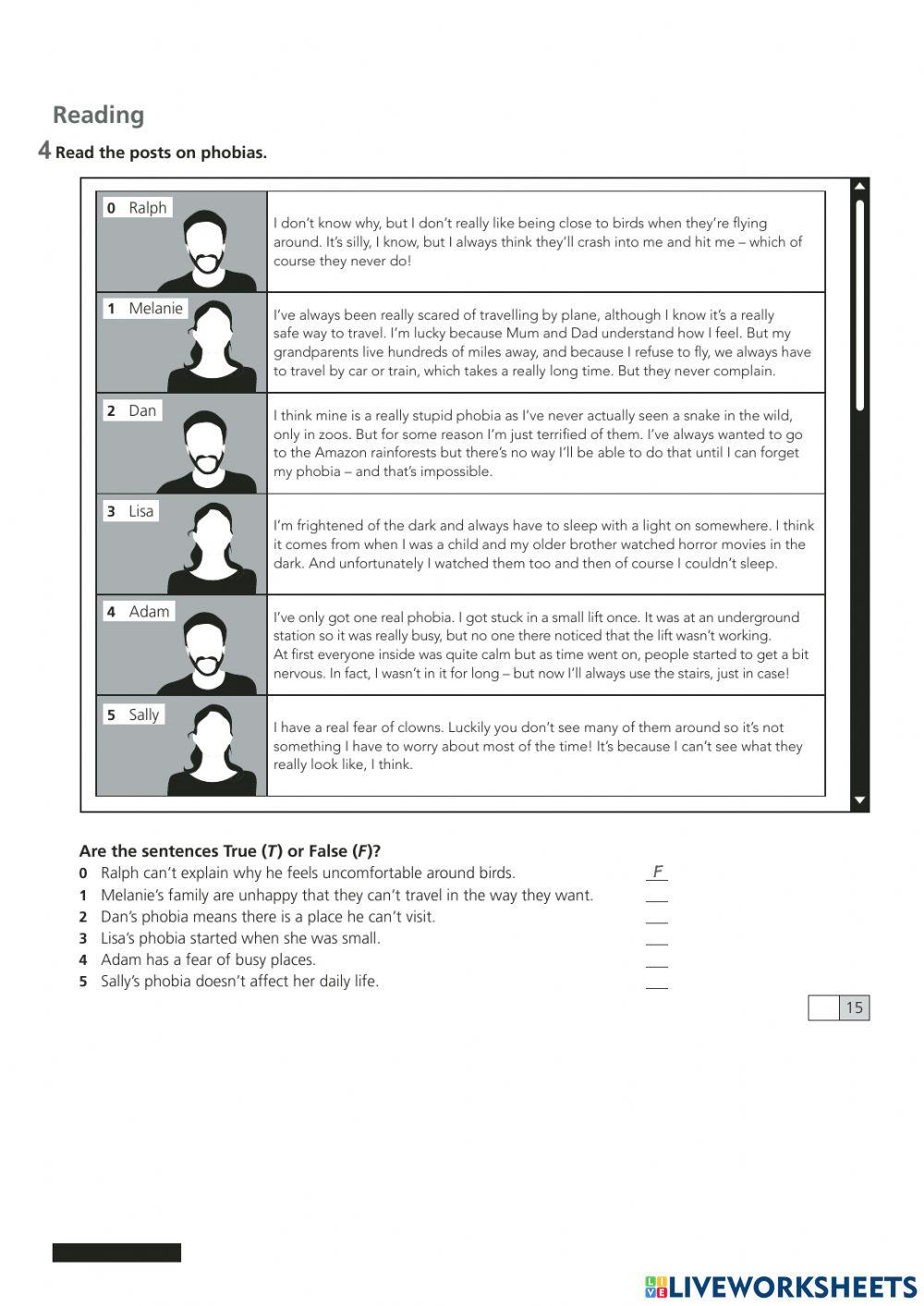 TEO - level B1 - VI final exam online exercise for | Live Worksheets