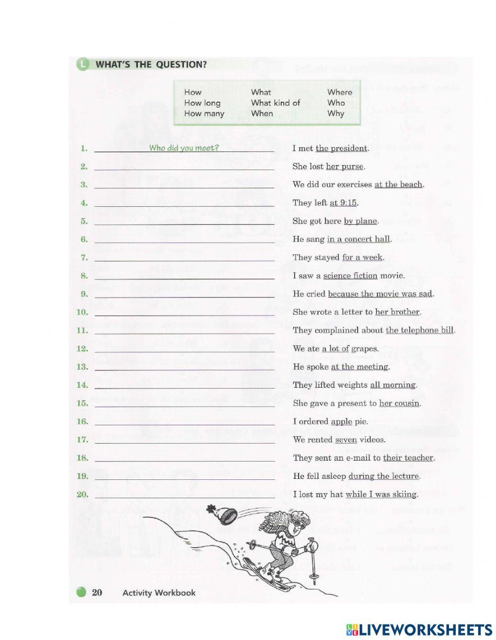 Level 3 pg. 20 | Free Interactive Worksheets | 4218606