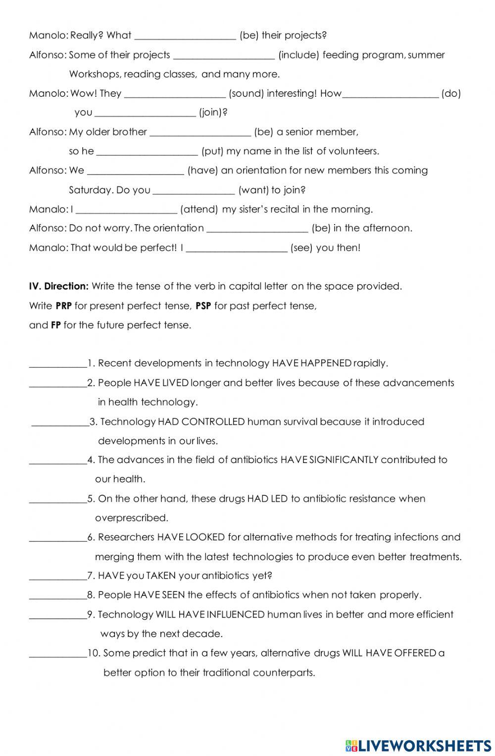 Grade 6 3rd PT online exercise for | Live Worksheets