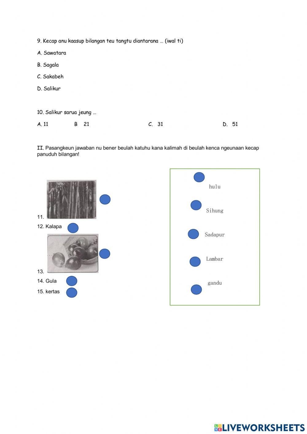 2292163 | Basa Sunda PH | wida | LiveWorksheets