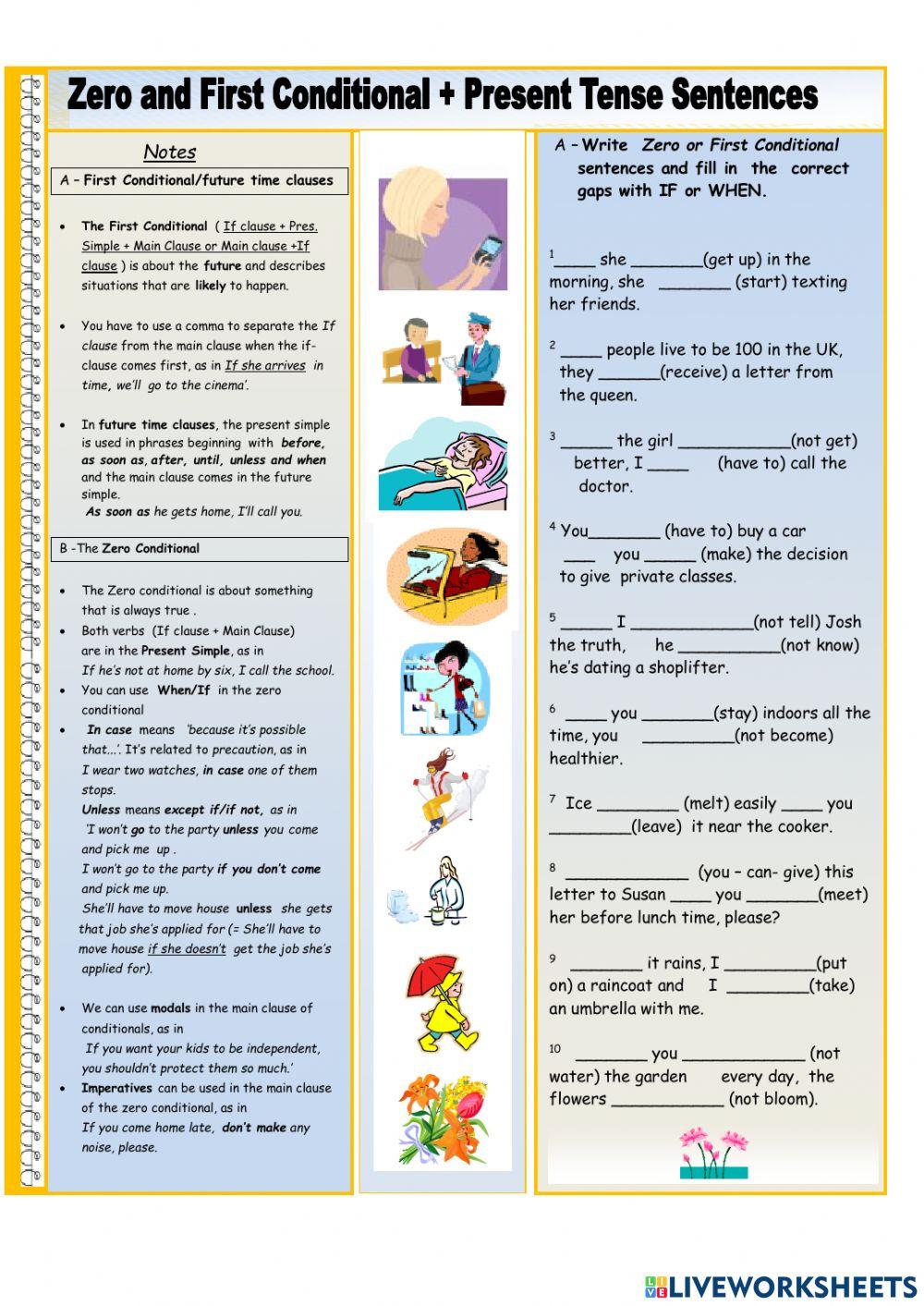 Zero And First Conditional English As A Second Language ESL Activity zero-and-first-conditional-english-as-a-second-language-esl-activity