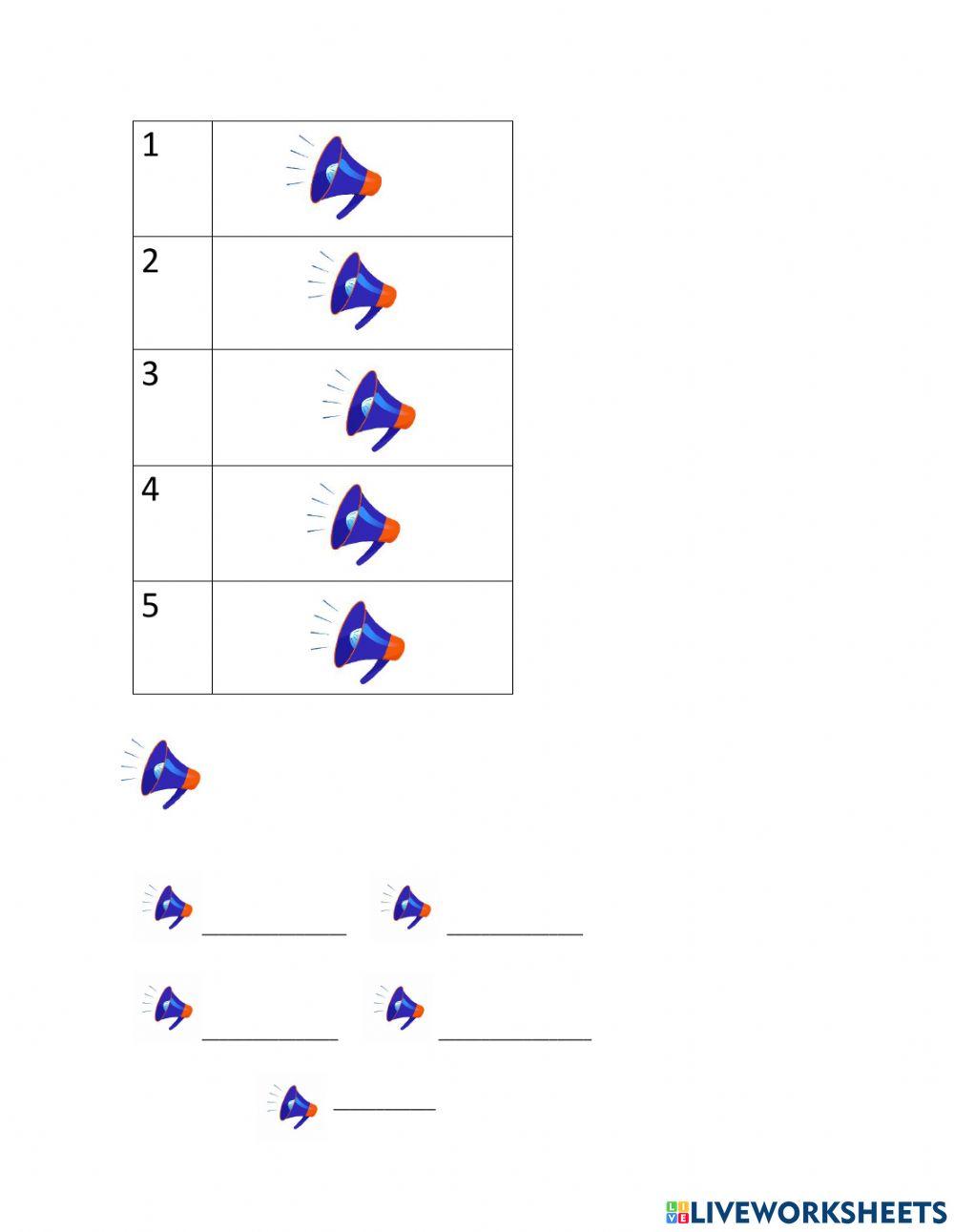 Audio free online activity | Live Worksheets