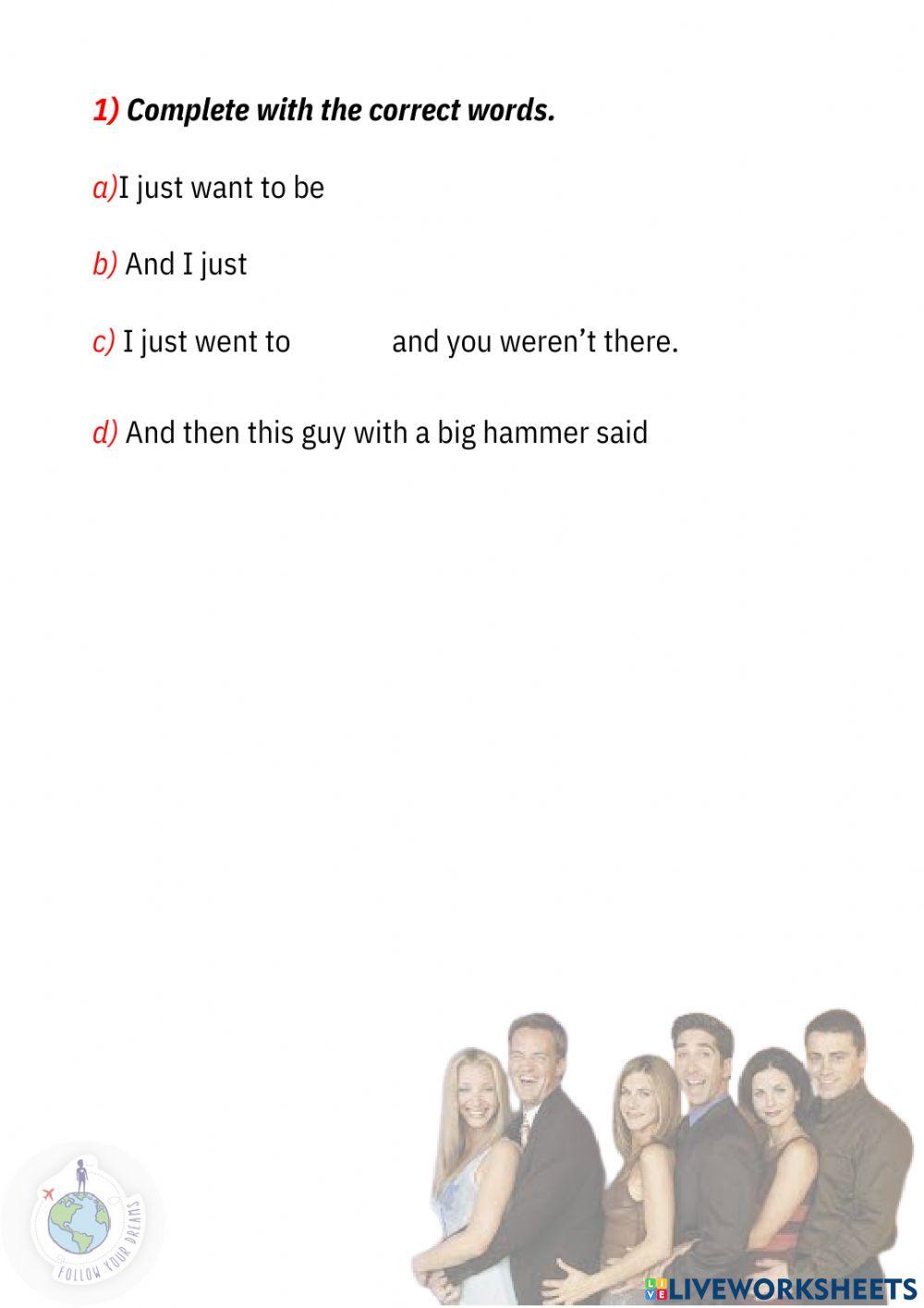 Lesson of English- Interpersonal- Friends 2891229