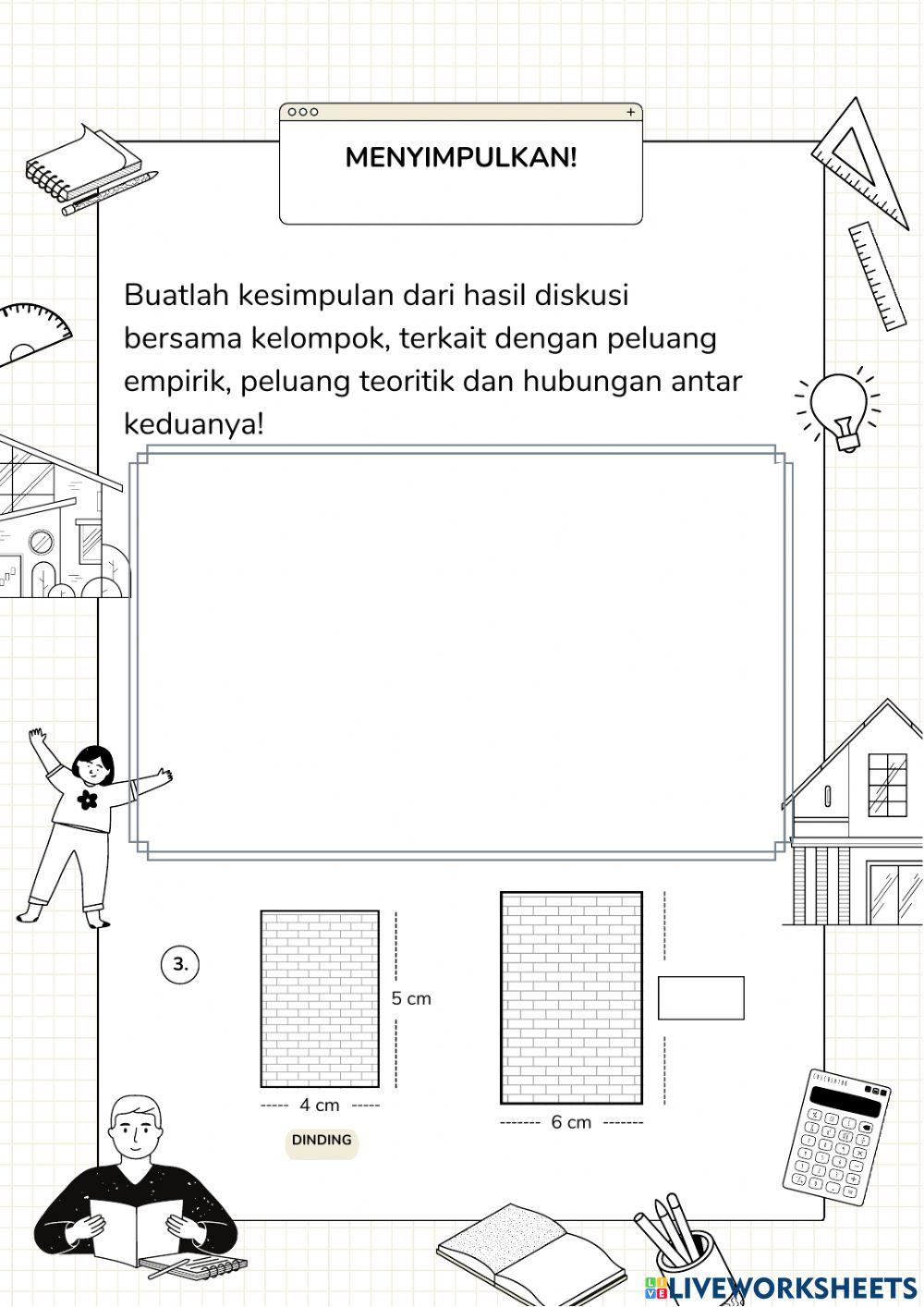 Peluang interactive worksheet for 8 | Live Worksheets