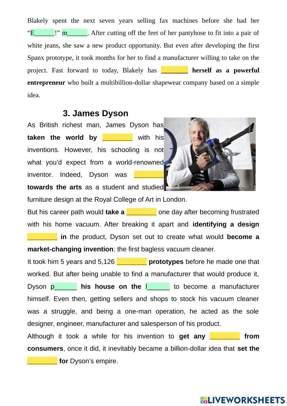 Success Stories worksheet | Live Worksheets