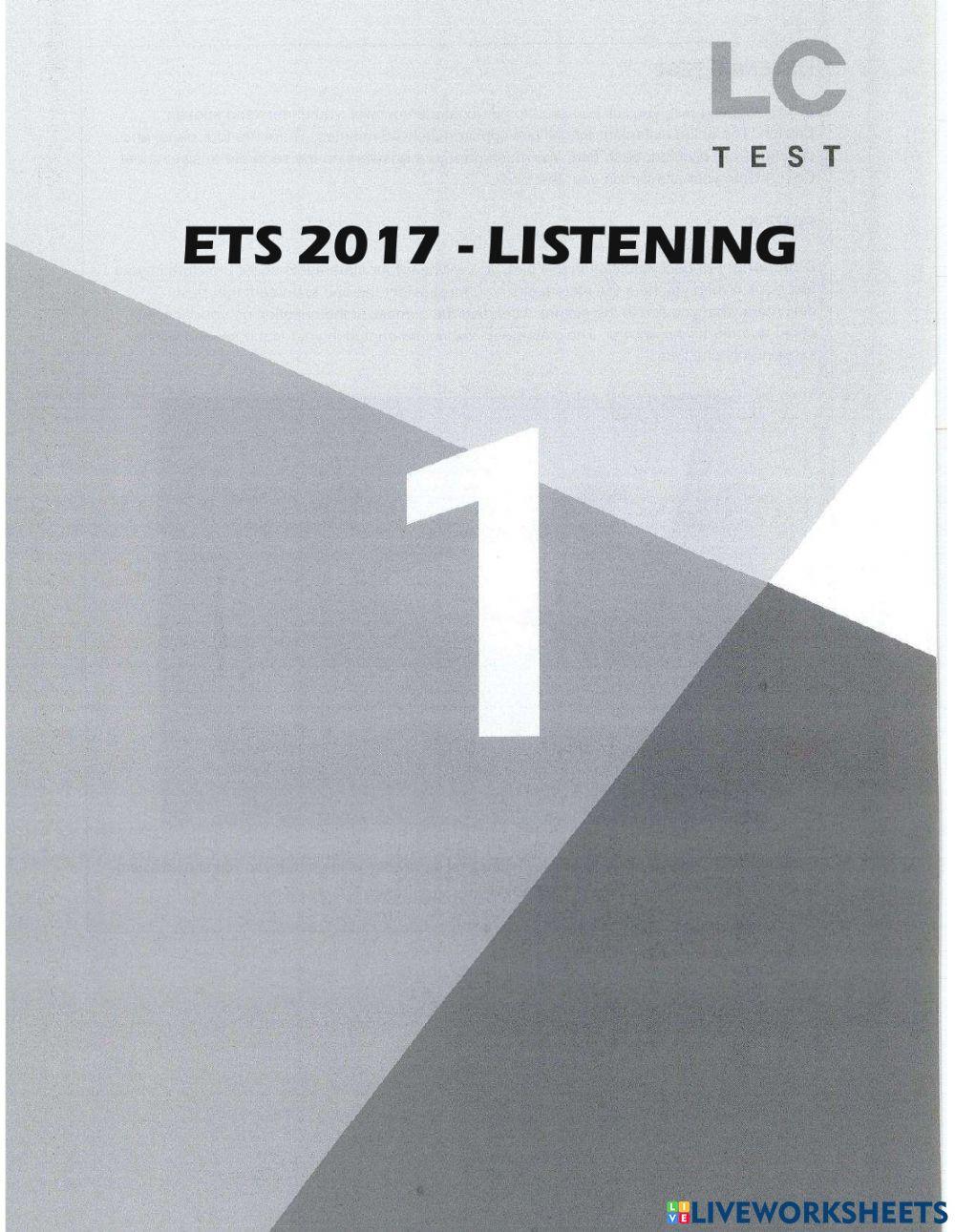 2542994 | Part 1 2 - Test 1 - ETS 2017 | Ms_Huong_Le