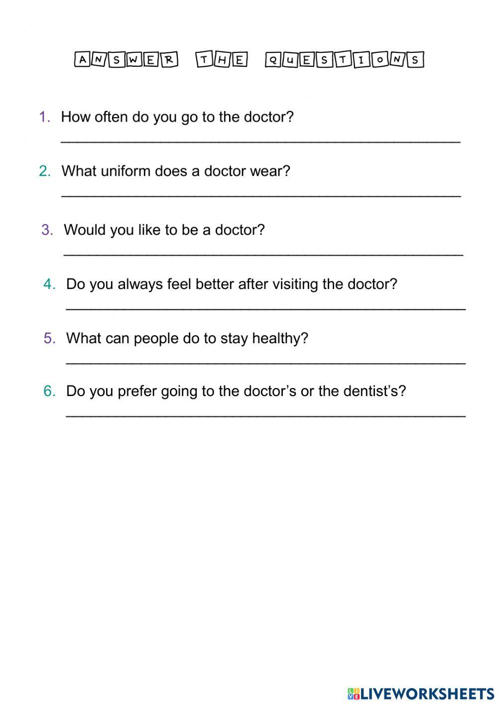 Answer the questions exercise for Grade 6 primary | Live Worksheets