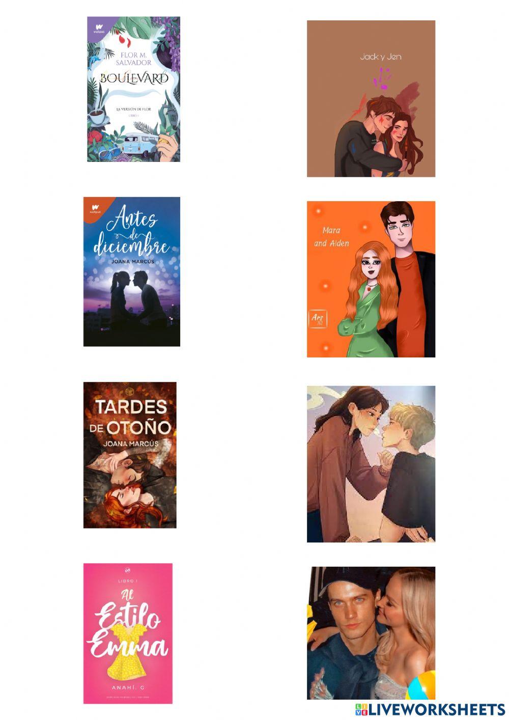 LIbros wattpad worksheet | Live Worksheets
