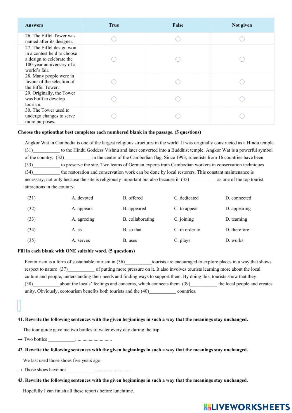 Practice-T9-7.1 worksheet | Live Worksheets