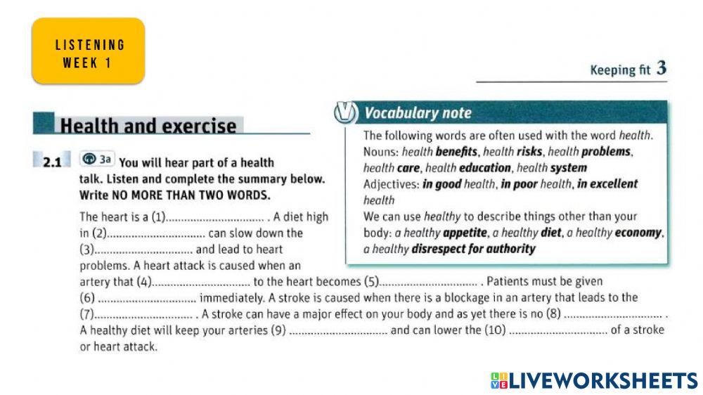 THT2 PRATICE online exercise for | Live Worksheets