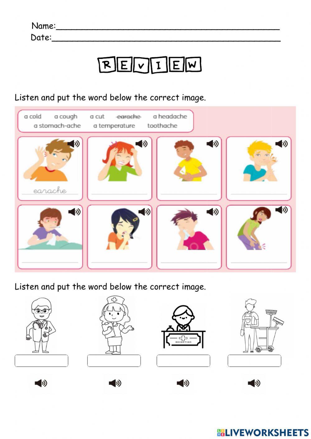 Bodyguard project review worksheet | Live Worksheets