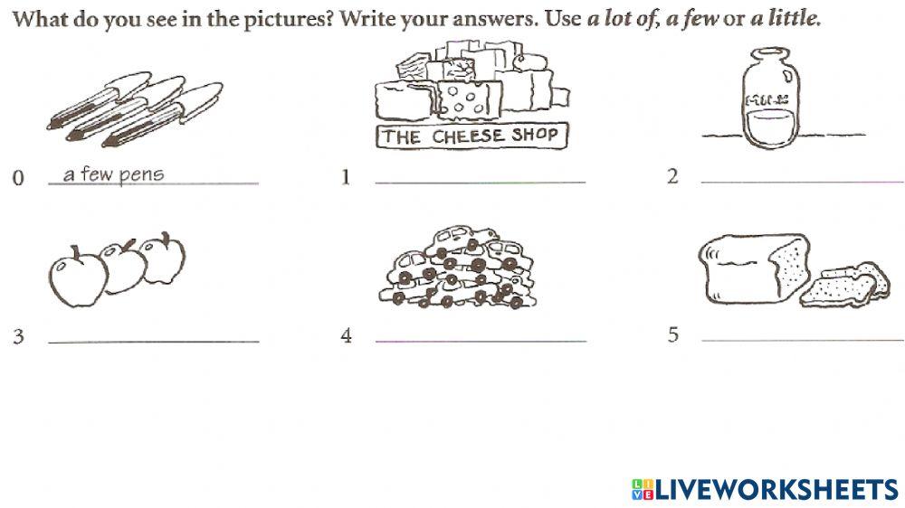 Quantifiers 2281714 | Ronald Jay Tito | Live Worksheets