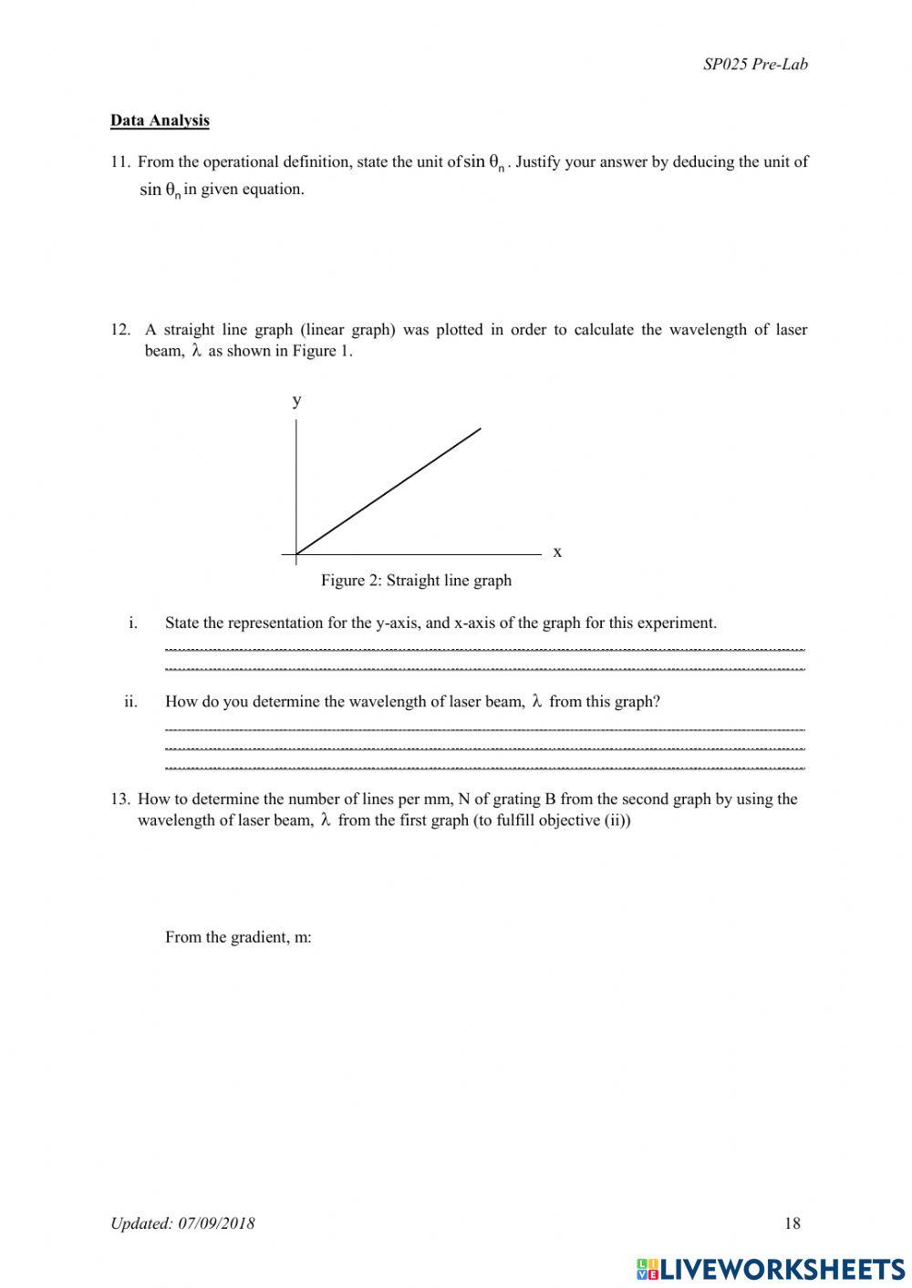 PreLab 6 Diffraction grating 2531324 | cikgu_fauziah81