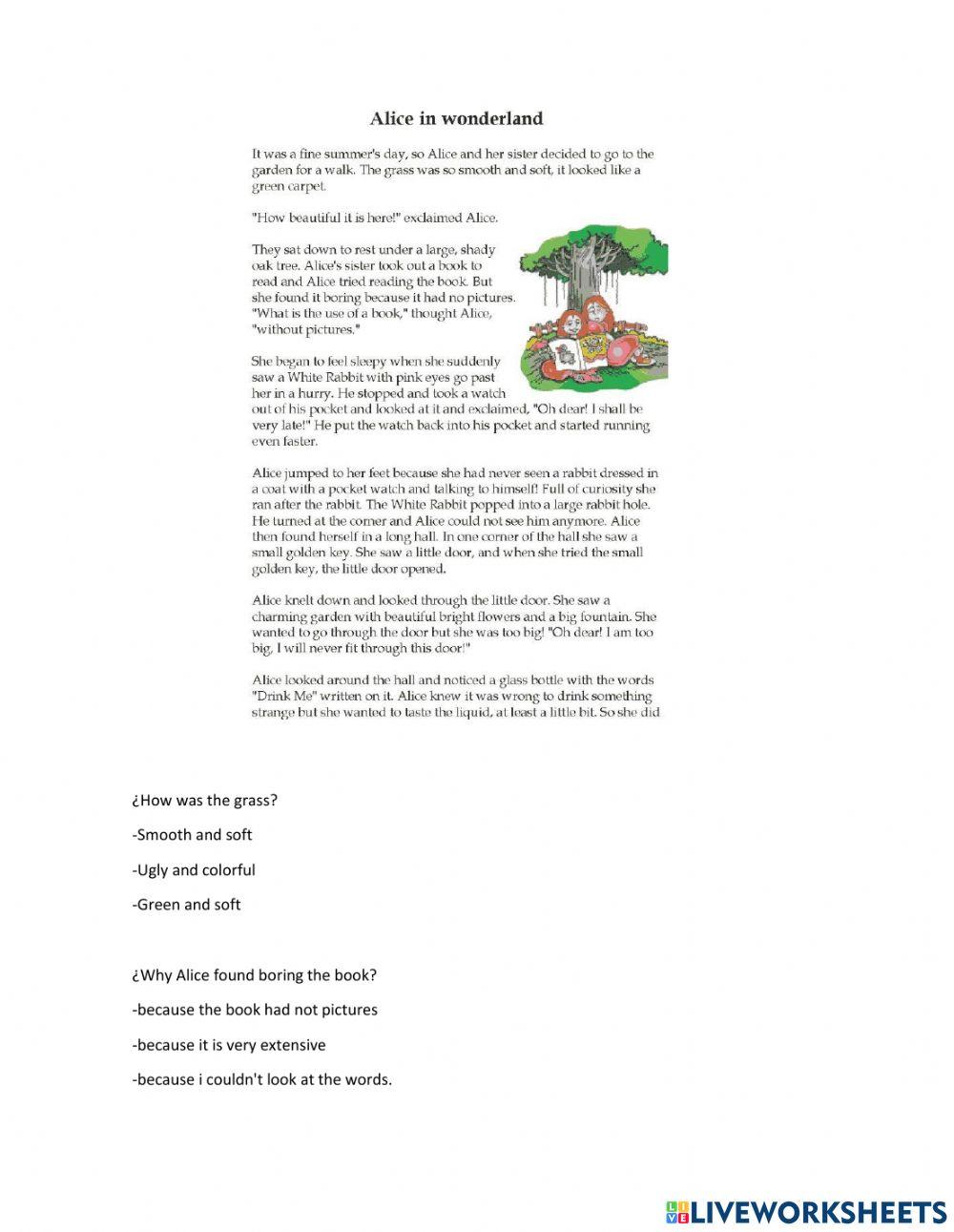 Large text worksheet | Live Worksheets