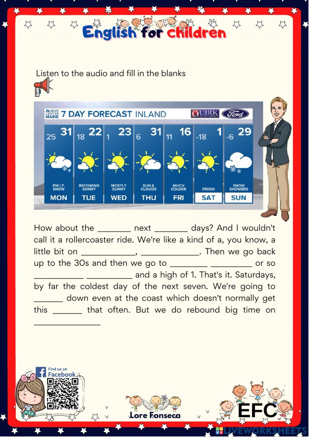Weather and forecast efc lore fonseca 2282491 | ENGLISH