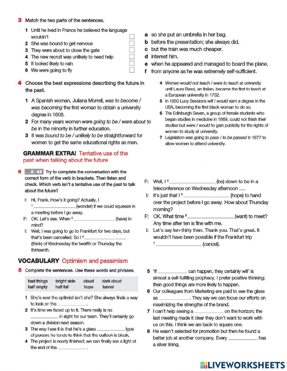 KN AD Workbook U12 worksheet | Live Worksheets