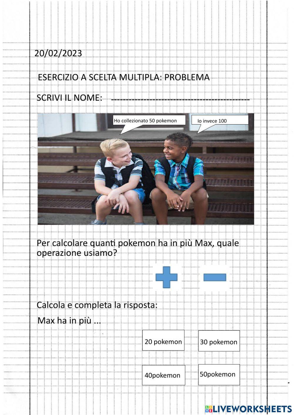 MATEMATICA PROBLEMA MAX worksheet | Live Worksheets
