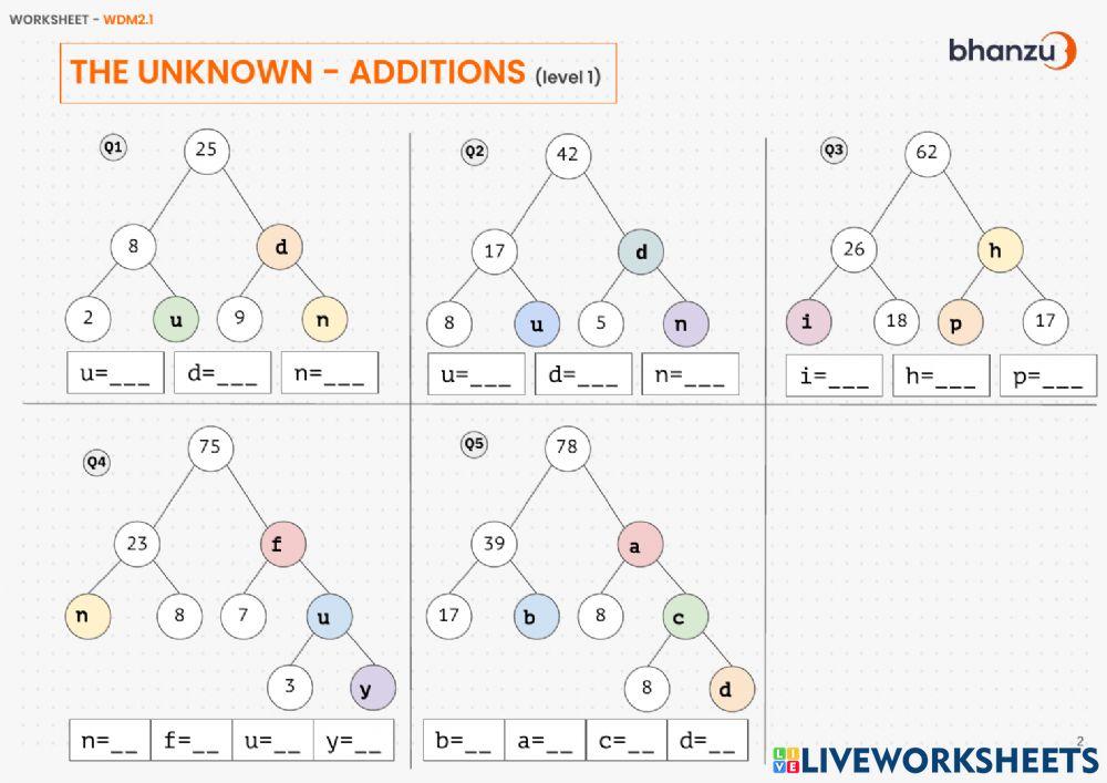 math bhanzu 2544650 | sadiquenaaz | Live Worksheets