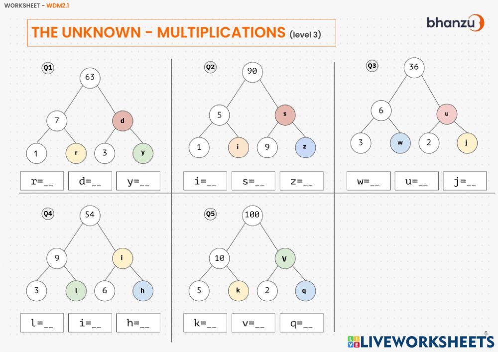 math bhanzu 2544650 | sadiquenaaz | Live Worksheets