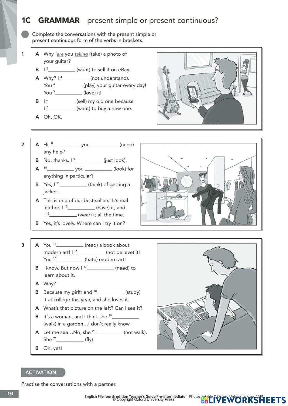 3666981 | EF Pre-intermediate 1C