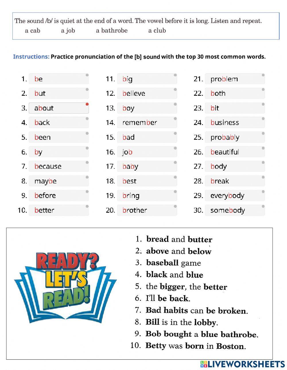 Consonant f | Teacher Marlon | Live Worksheets