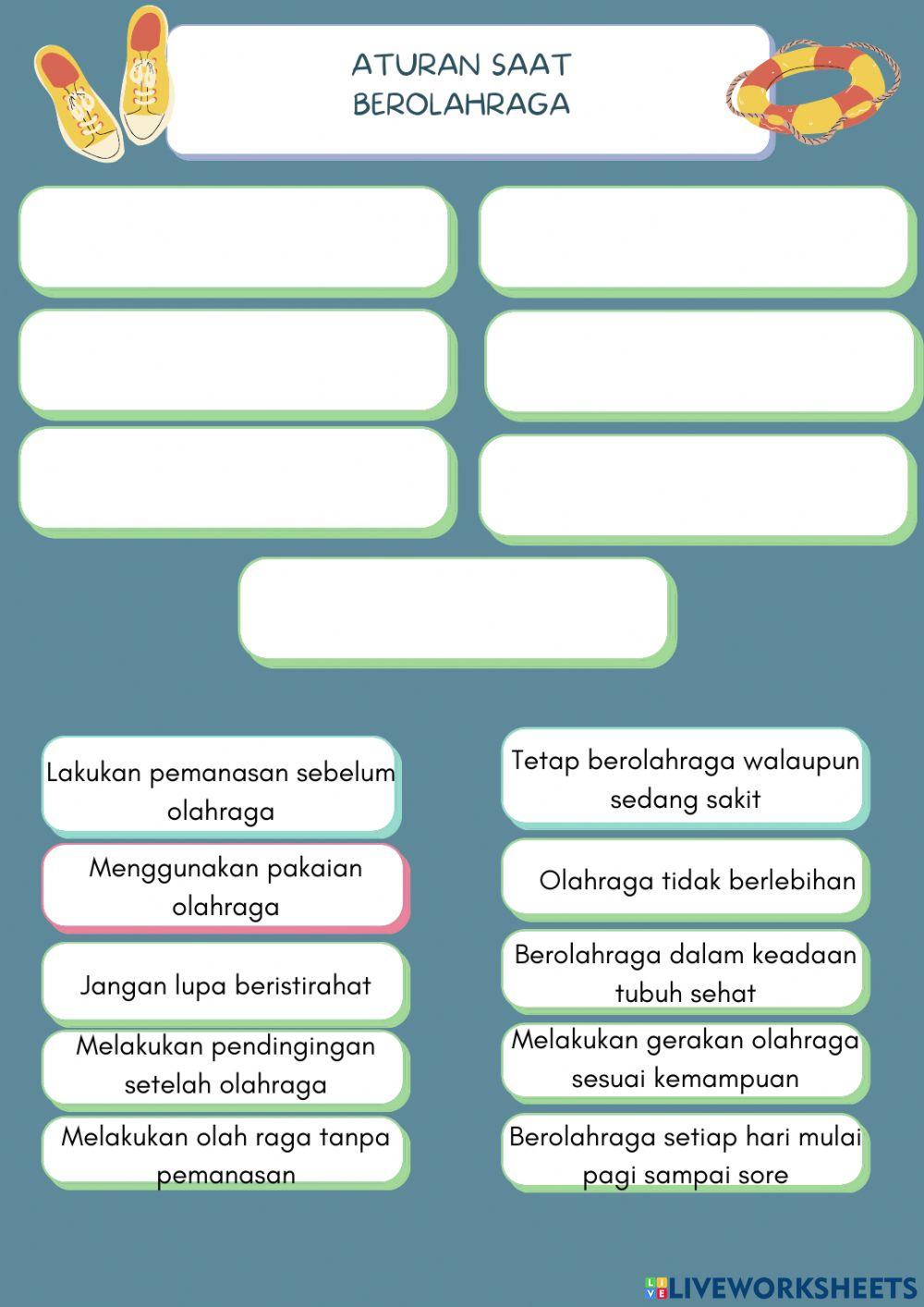 Aturan interactive worksheet | Live Worksheets