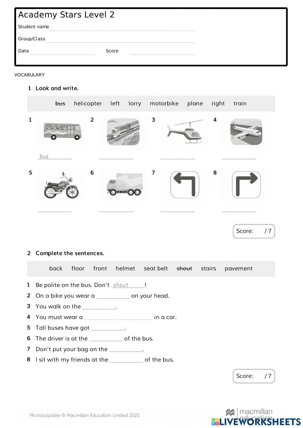 6930676 | Academy Stars 2 | Ed_mee | LiveWorksheets