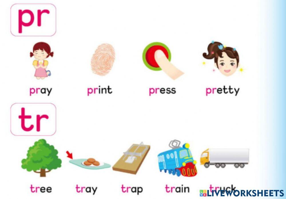 H4 pr tr worksheet | Live Worksheets