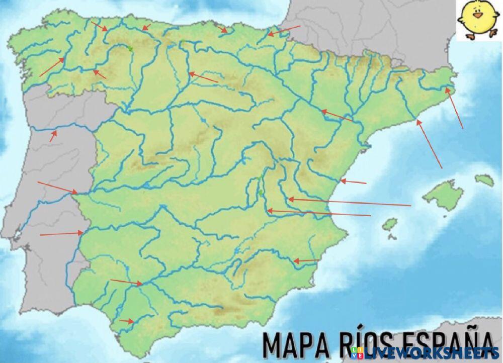 Mapas físicos España y Europa- Aarón worksheet | Live Worksheets