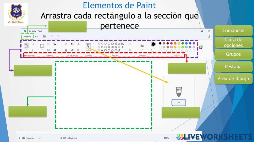 Elementos de Pa… | Free Interactive Worksheets | 2302014