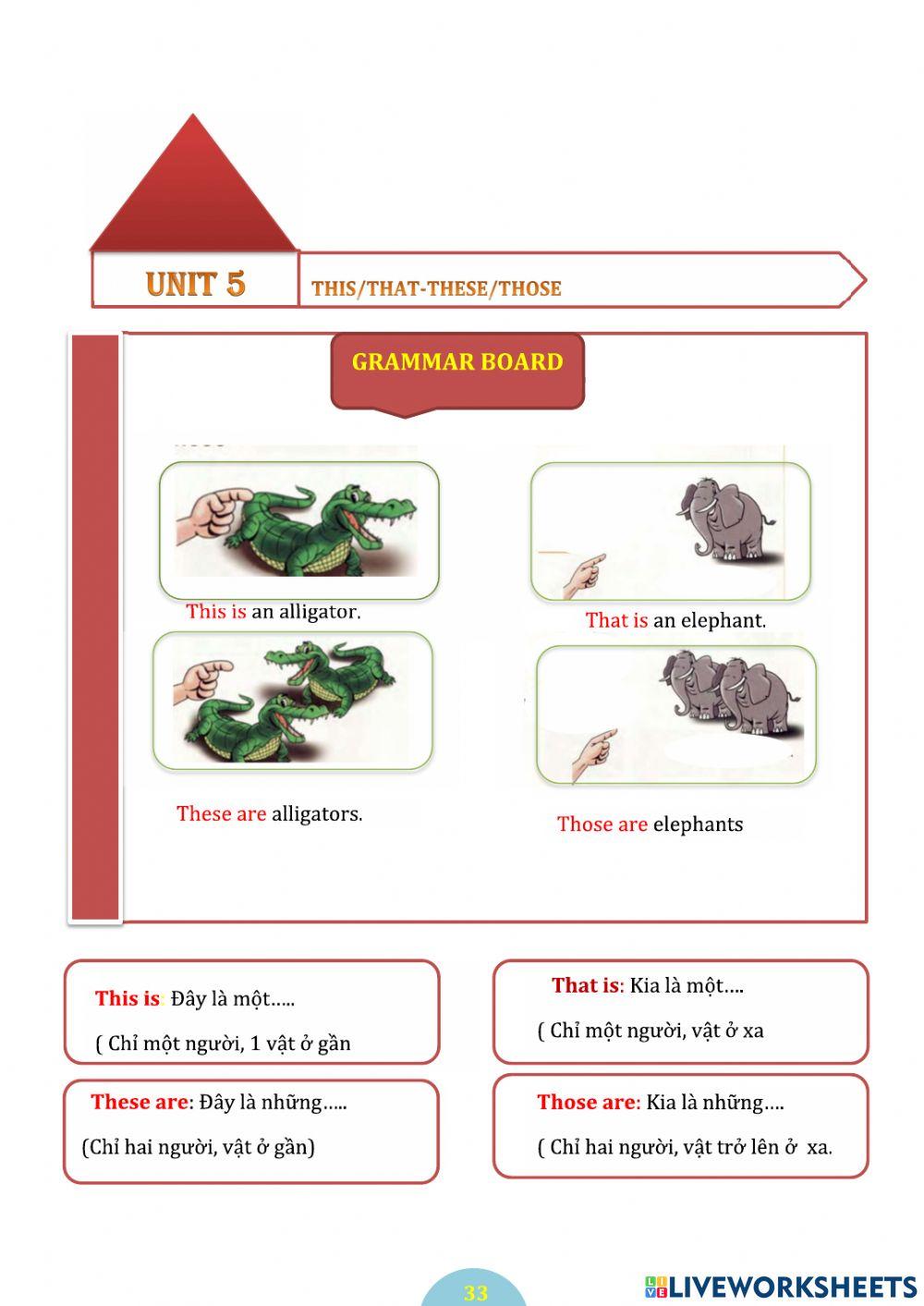 Unit 5 this tha… | Free Interactive Worksheets | 2302199