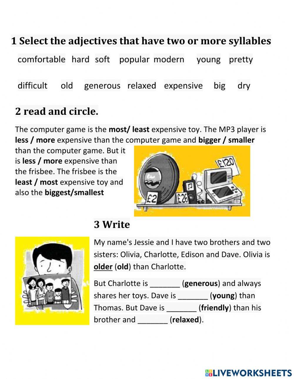 FF4, Unit 6, Lesson 2 worksheet | Live Worksheets