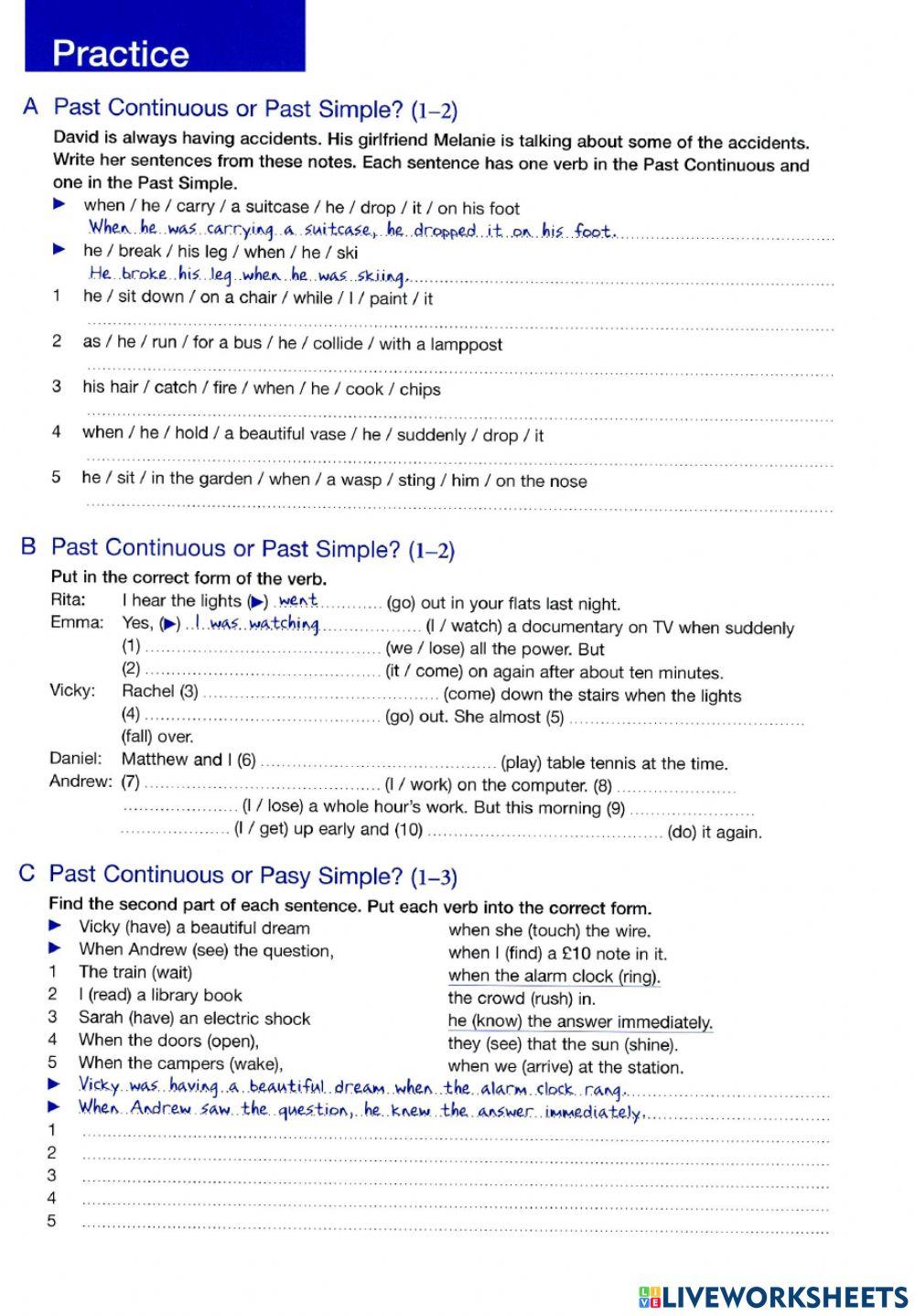 2303065 | Intermediate Grammar-10 Past Simple-Past