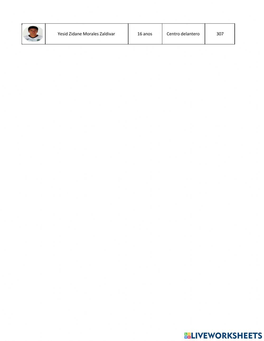 Ari worksheet | Live Worksheets